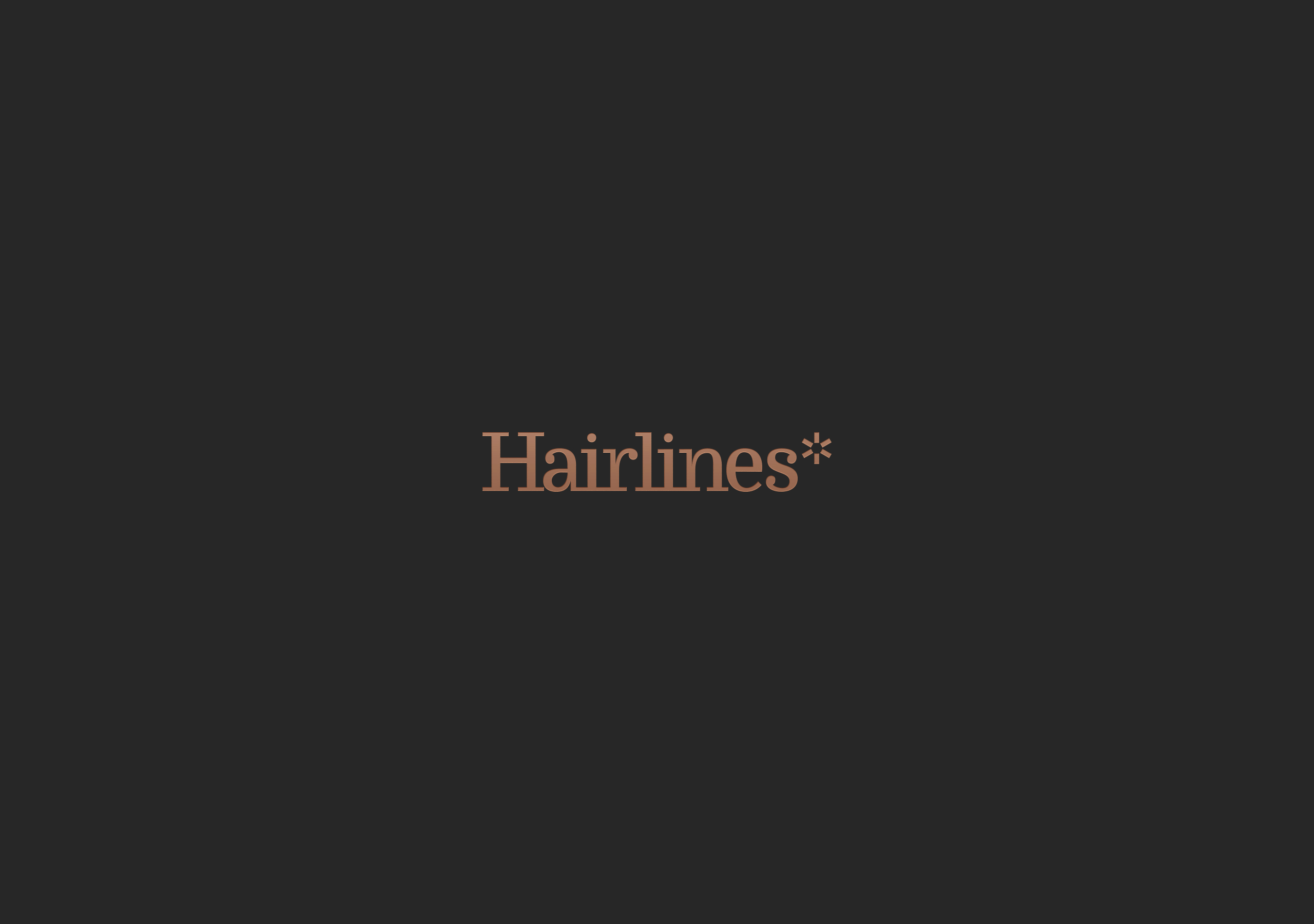 Projeto de Branding - Hairlines* Hairdresser - BULLSEYE